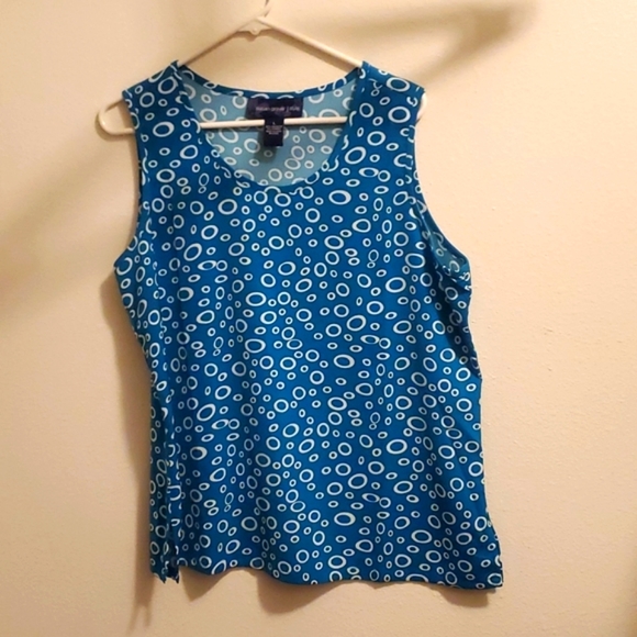 Susan Graver | Tops | Beautiful Circles Blouse | Poshmark